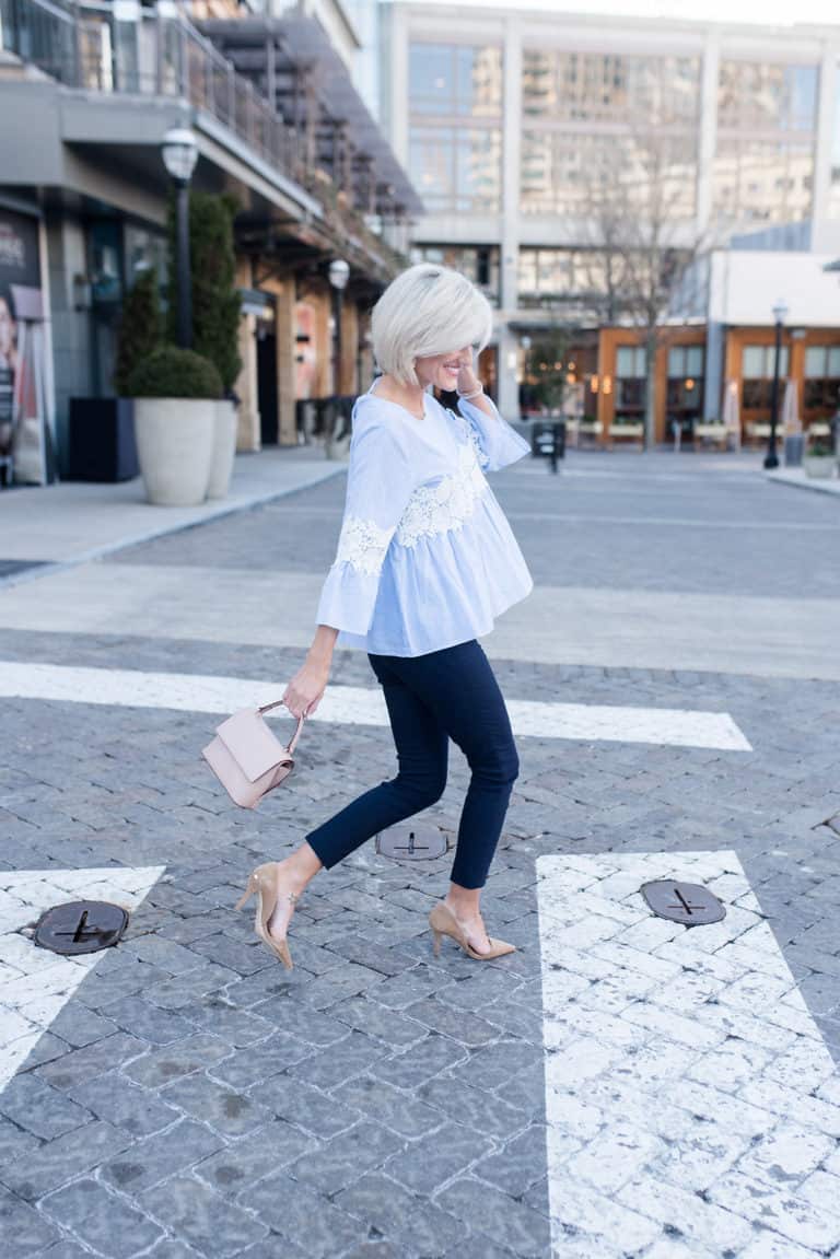 Work Wear Wednesday – $23 Top - Loverly Grey