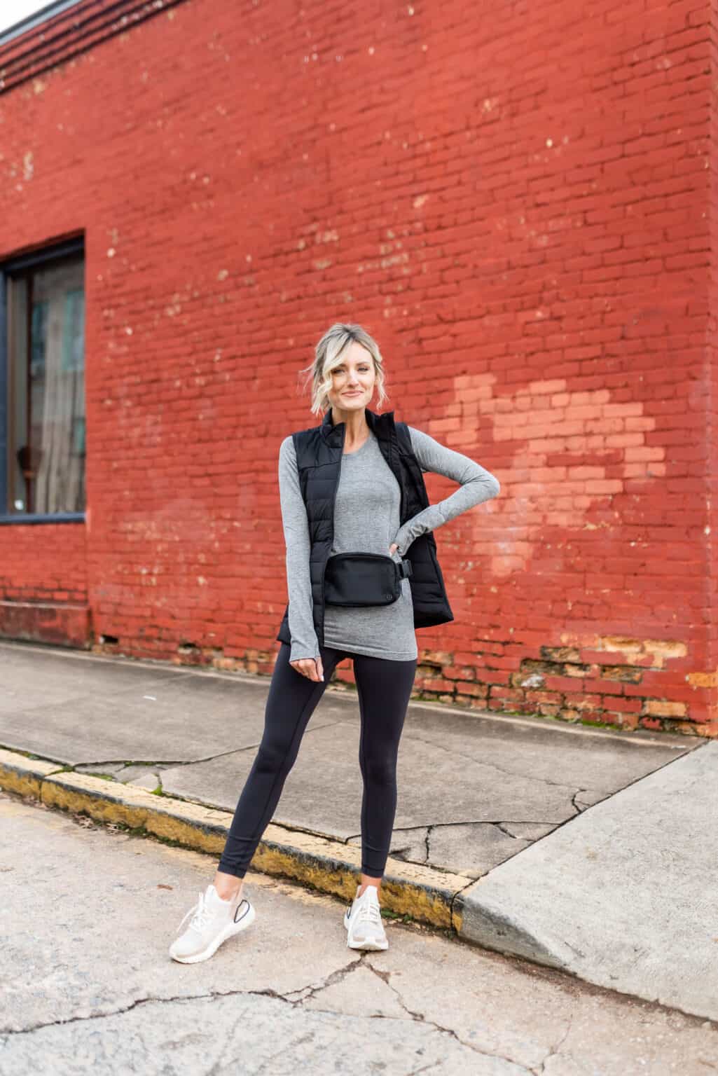Fall Athleisure Look with Lululemon - Loverly Grey