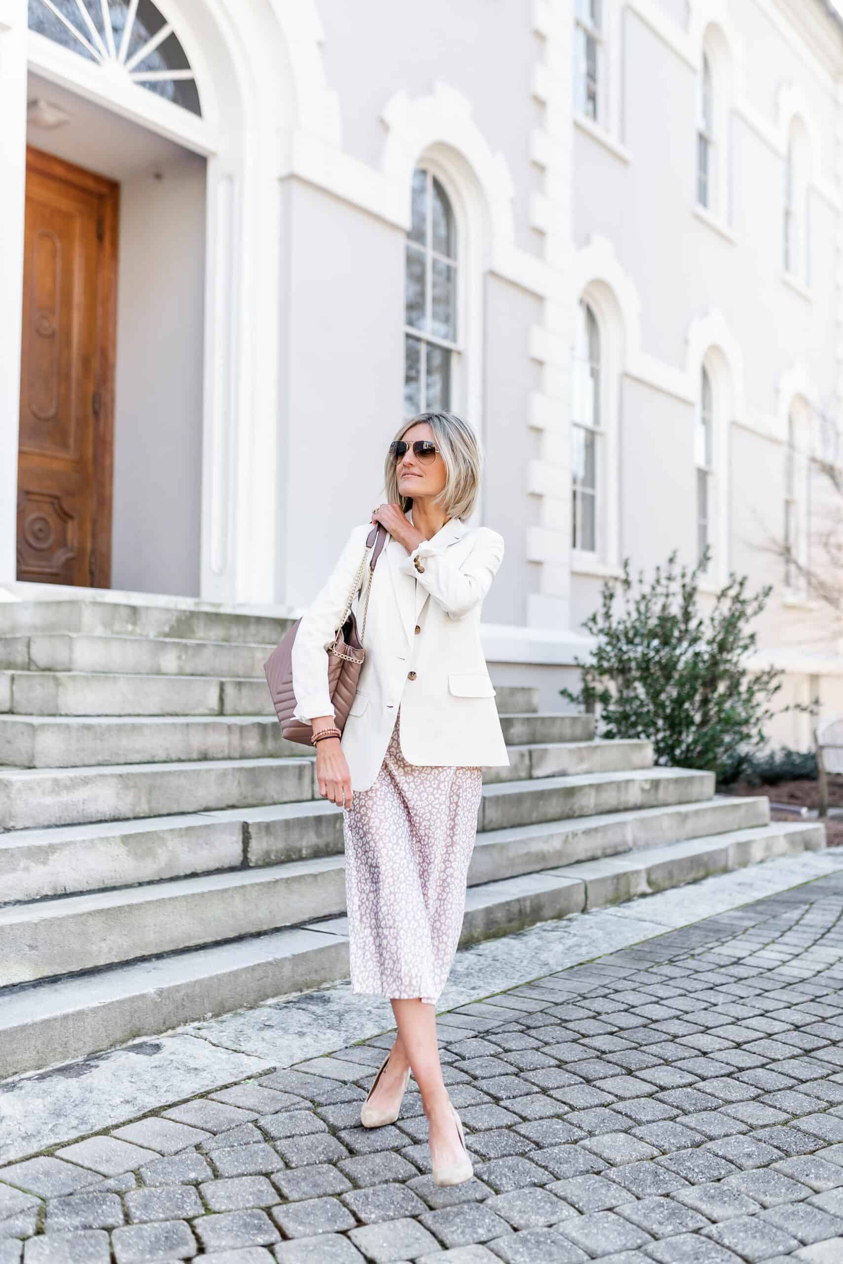 How To Create a Classic Spring Work Wear Look - Loverly Grey