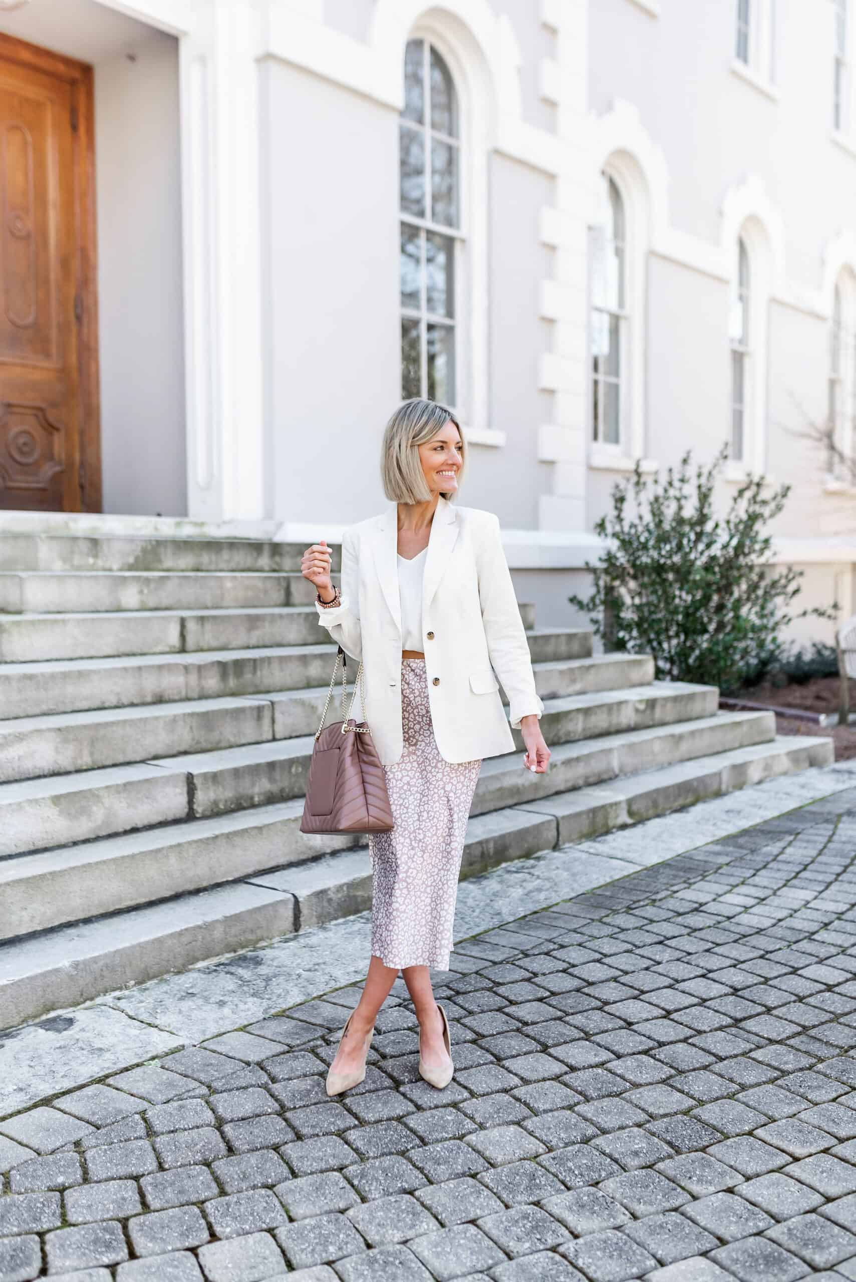How To Create a Classic Spring Work Wear Look - Loverly Grey