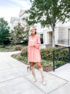 How to Layer a Sweater Over a Dress - Loverly Grey