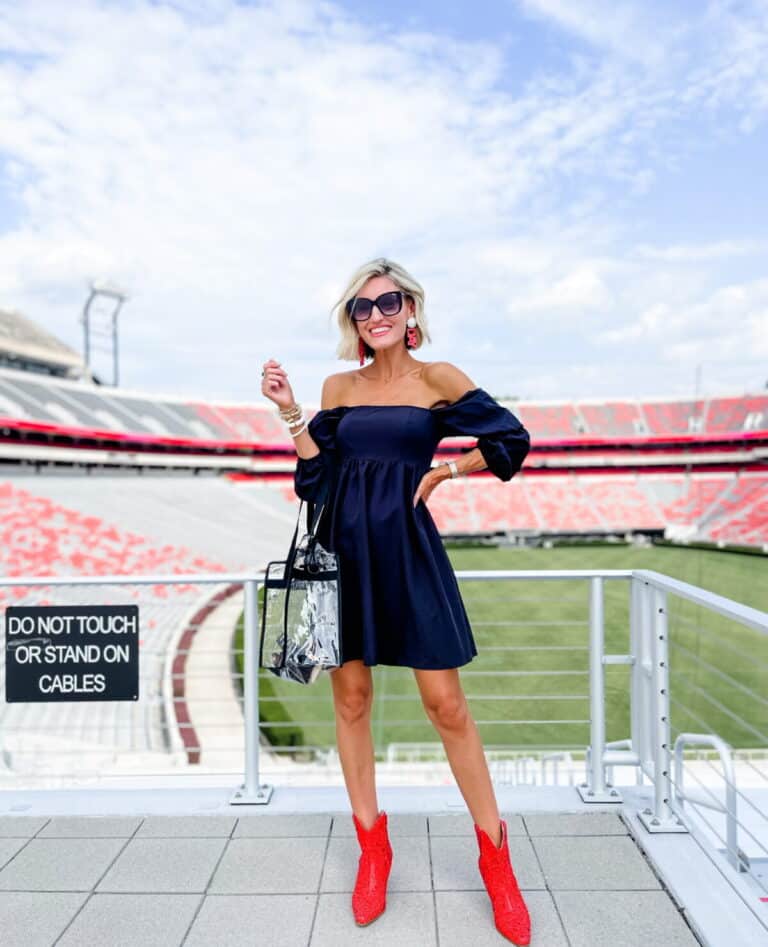 8 College Gameday Outfit Ideas - Loverly Grey
