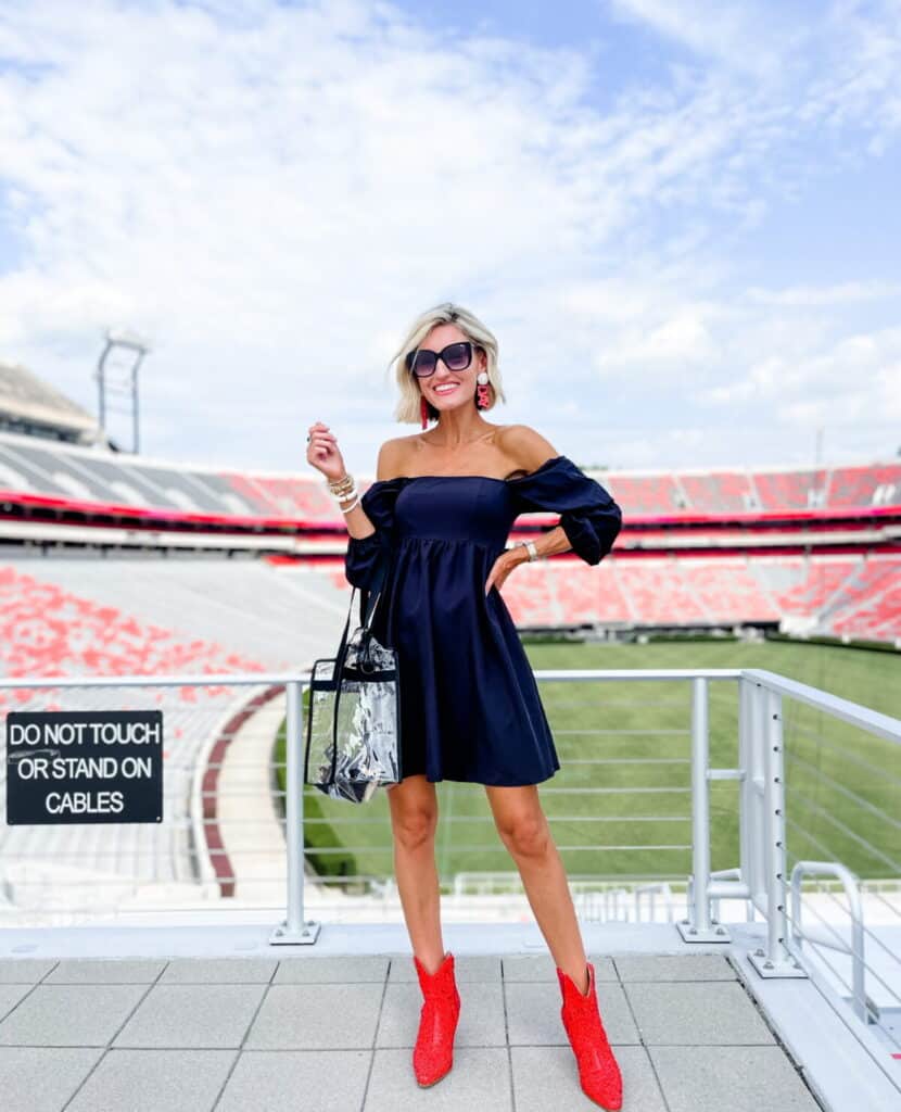 8 College Gameday Outfit Ideas - Loverly Grey