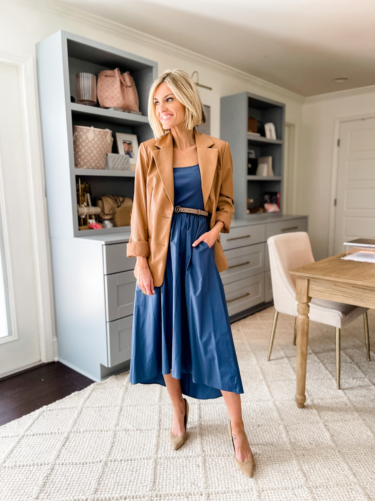 10+ Transitional Spring Workwear Looks - Loverly Grey